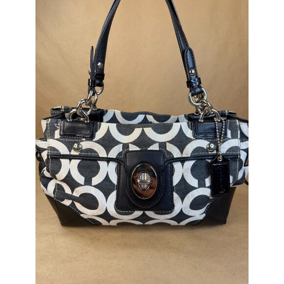 Coach | Bags | Vintage Authentic Coach Peyton Op Art Carryall Style No ...